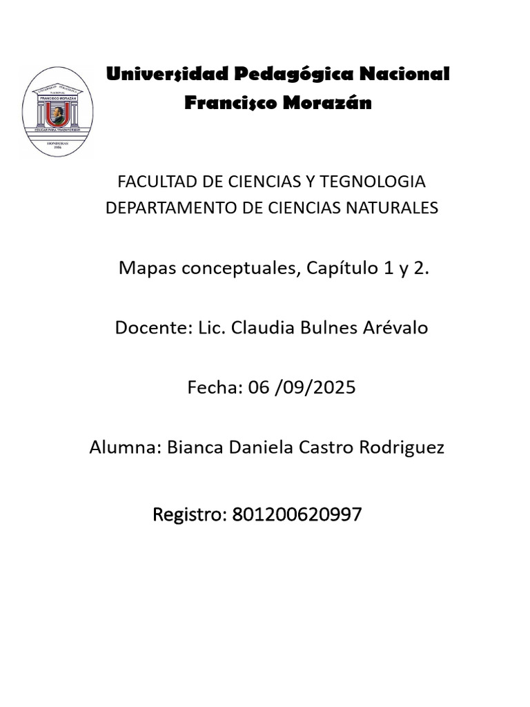 Mapas Conceptuales Capitulo 1 y 2. | PDF