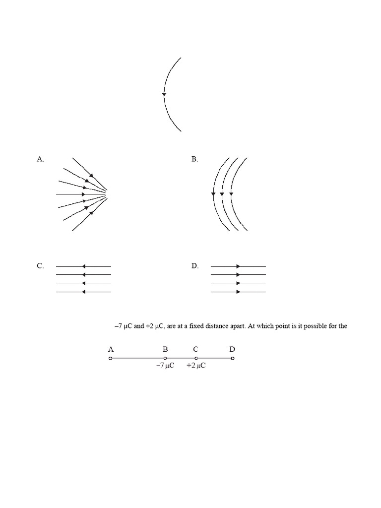 Electric Field Concepts and Problems | PDF | Electric Field | Electric ...