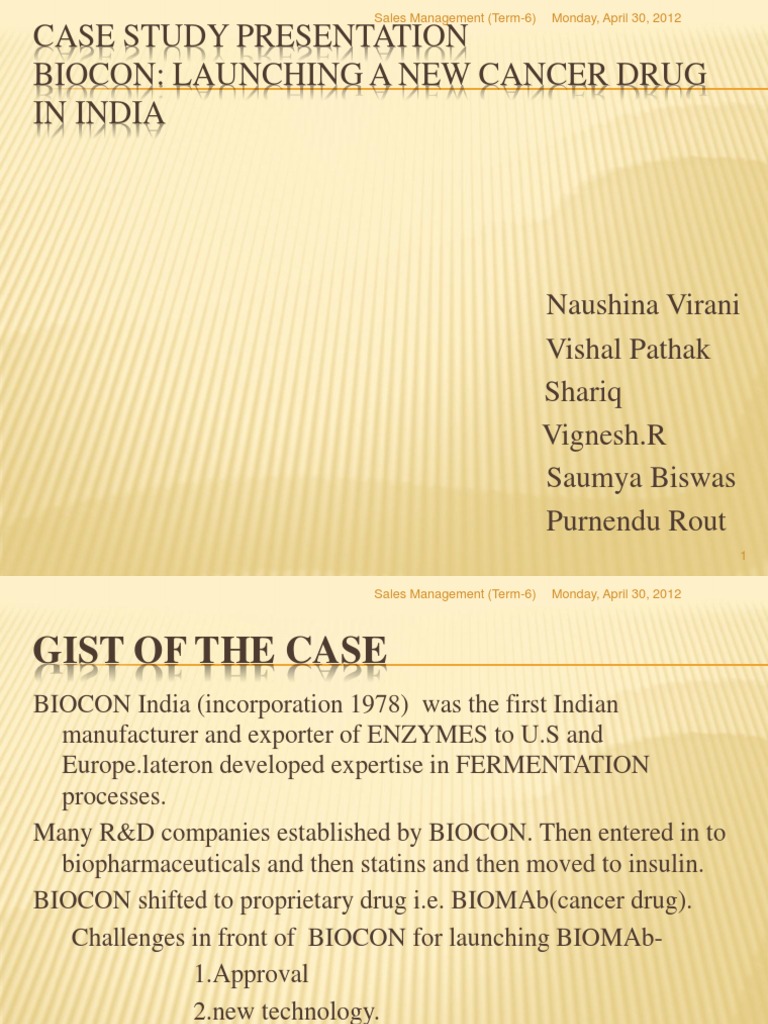 Case Study Presentation | PDF | Cancer | Neoplasms