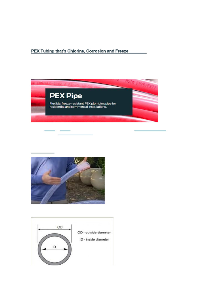 PEX Tubing and Fittings Guide | PDF | Pipe (Fluid Conveyance) | Tools