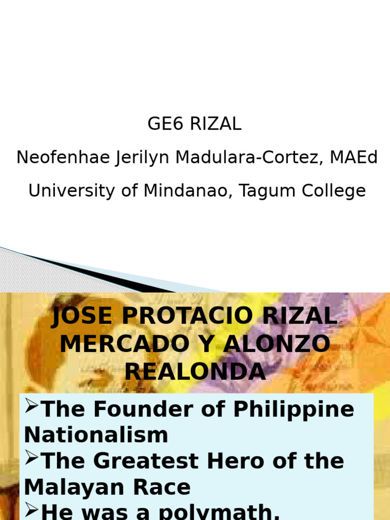 1st Topic Rizal Law | PDF | Philippines