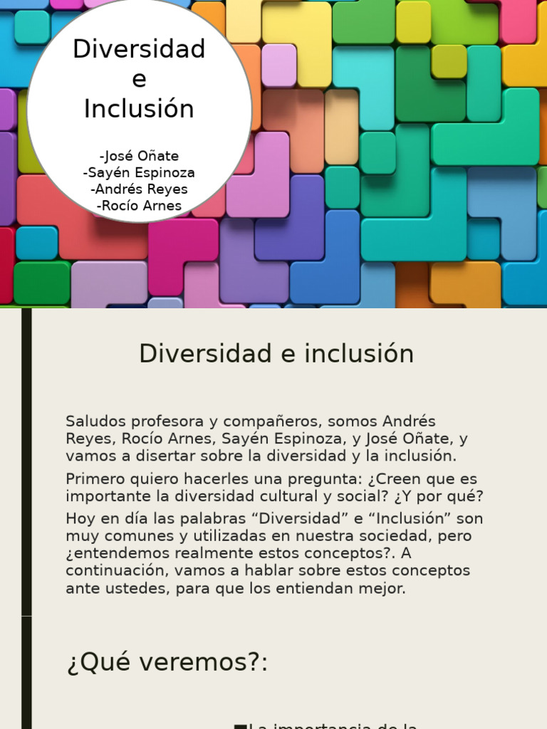 Diversidad e Inclusion 2.0 | PDF | Inclusión (Educación) | Invalidez