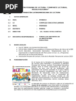 INFORME Maraton de Lectura | PDF