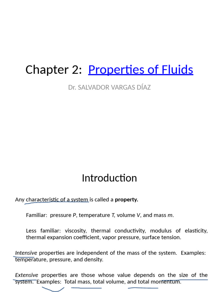 Chapter 2-Properties | PDF | Viscosity | Density
