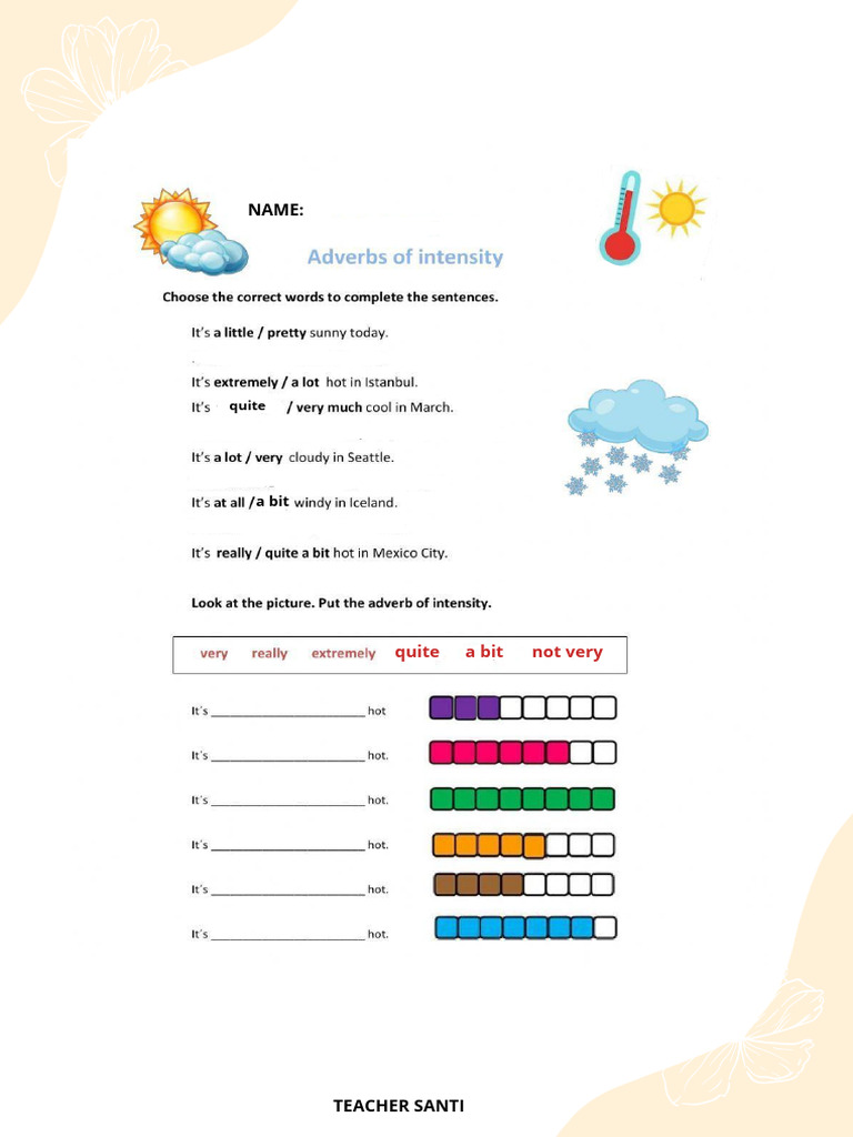Adverbs of Intensity Activity 20250315 183812 0000 | PDF