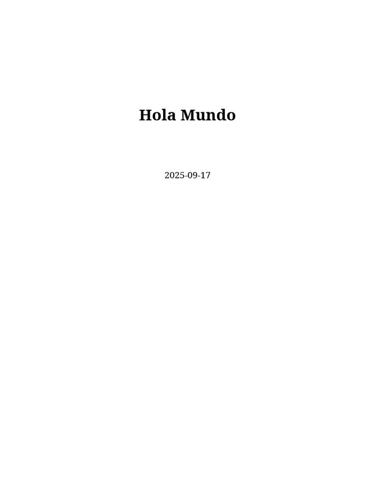 Análisis del "Hola Mundo" en Programación | PDF
