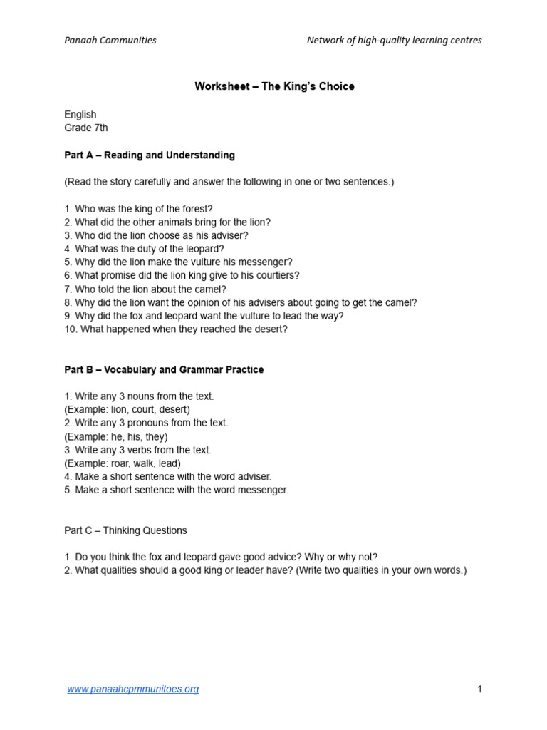 Homework 7th Grade Pdf