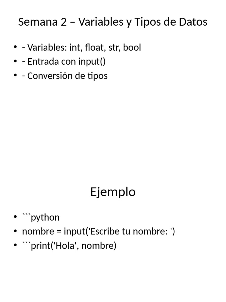 Python Semana 2 | PDF
