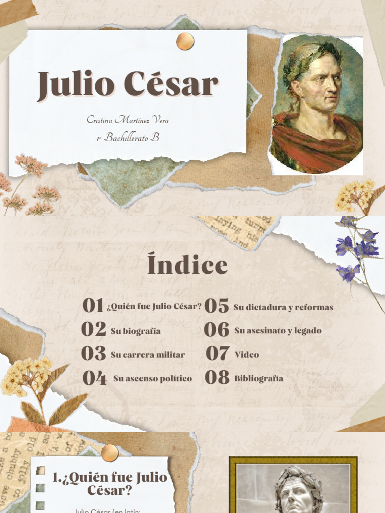 Vida y legado de Julio César | PDF | Julio César | Republica Romana