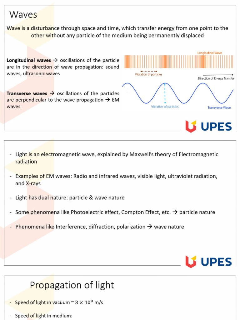 Understanding Waves: Types and Propagation | PDF | Waves | Light
