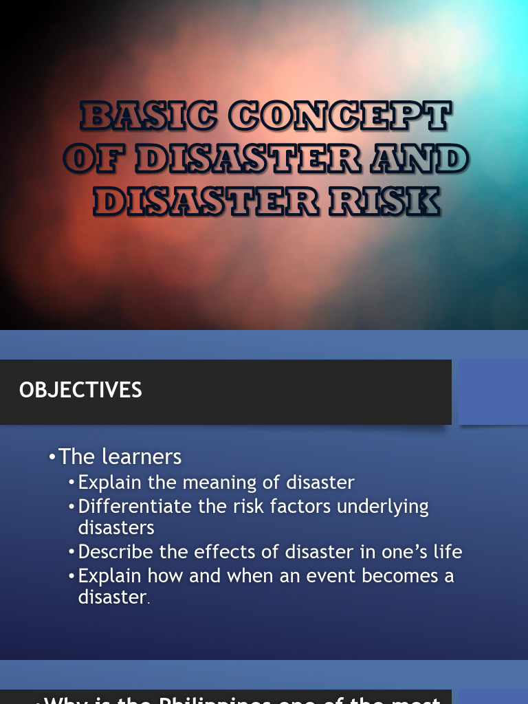 Understanding Disaster Risks in the Philippines | PDF | Hazards ...