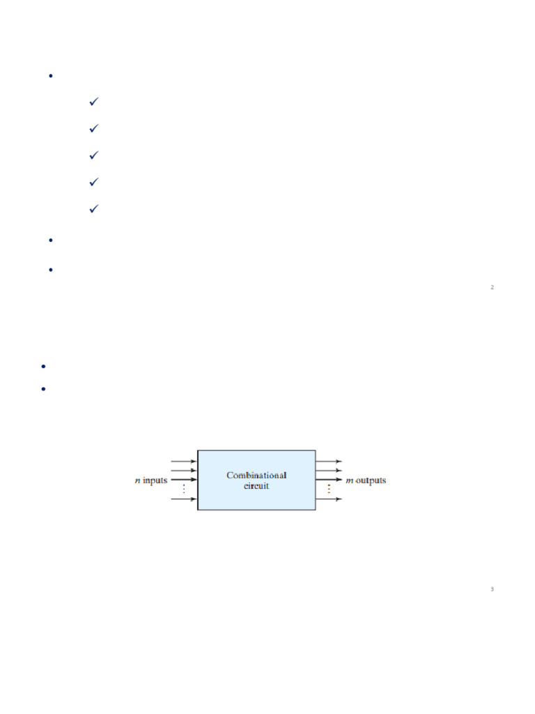 Combinational Logic Circuits Design Guide | PDF | Logic Gate | Boolean ...