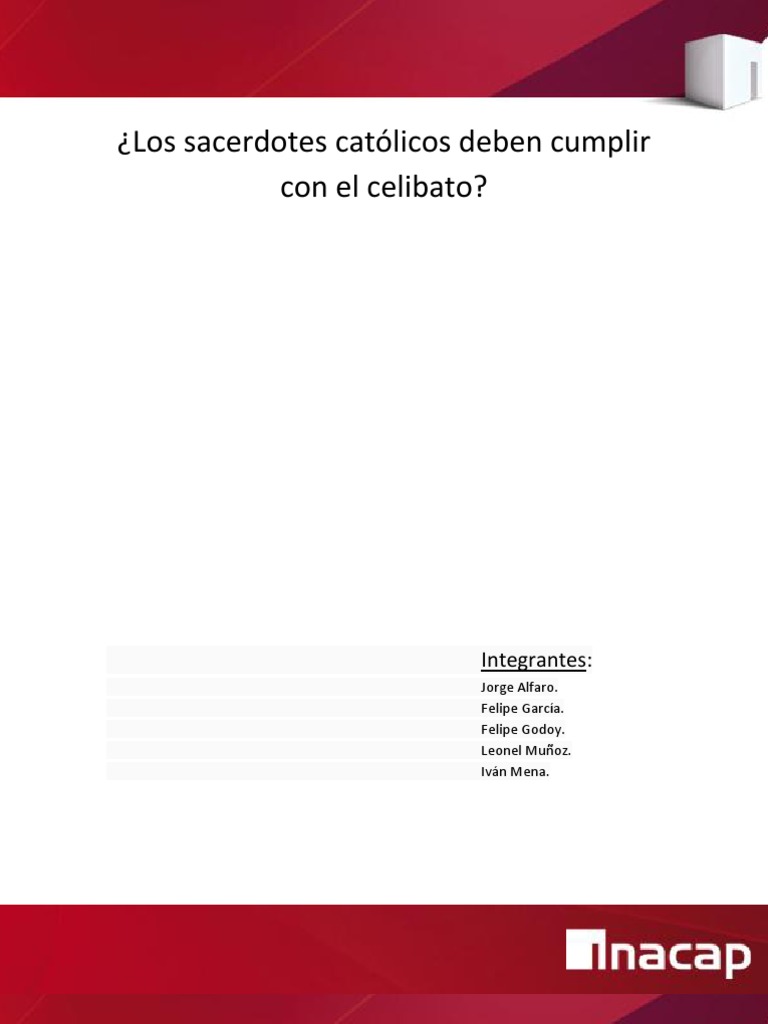 Celibato Sacerdotal: Historia y Razones | PDF | Celibato | Sacerdote