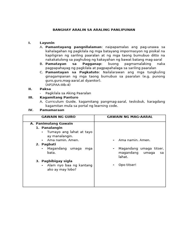 Detailed Lesson Plan in AP 1 | PDF