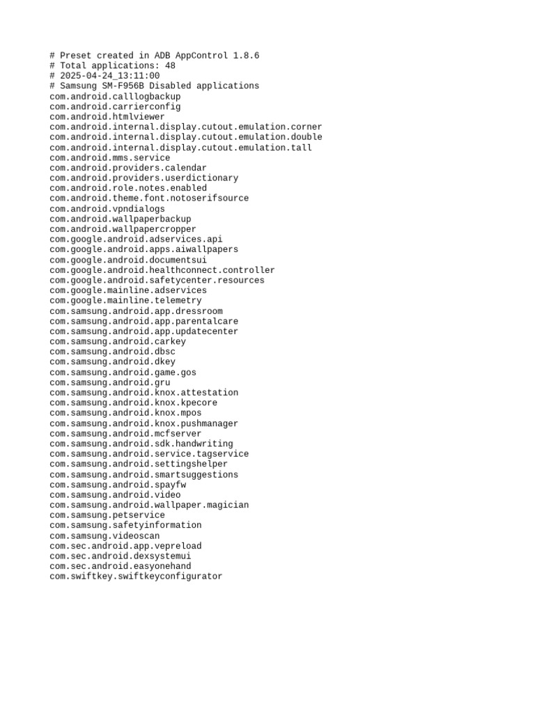 Android OEM Apps | PDF