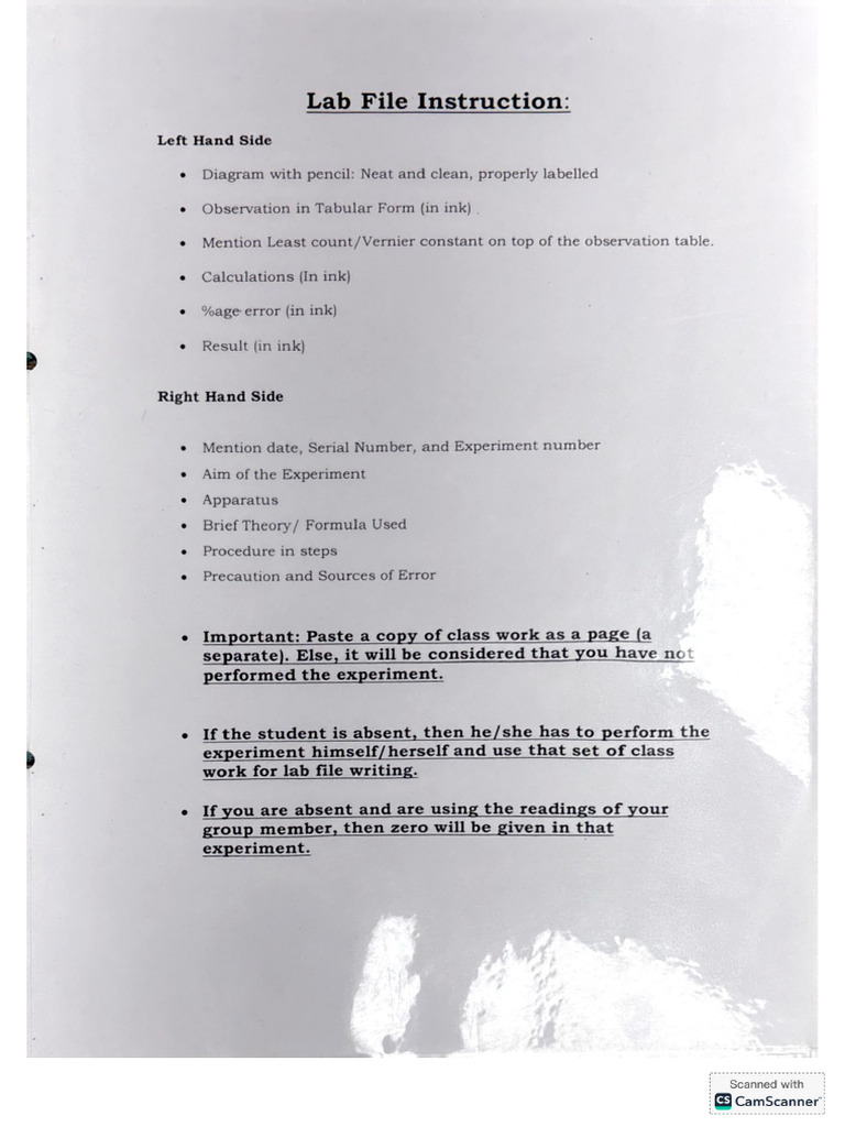 Lab Instructions | PDF
