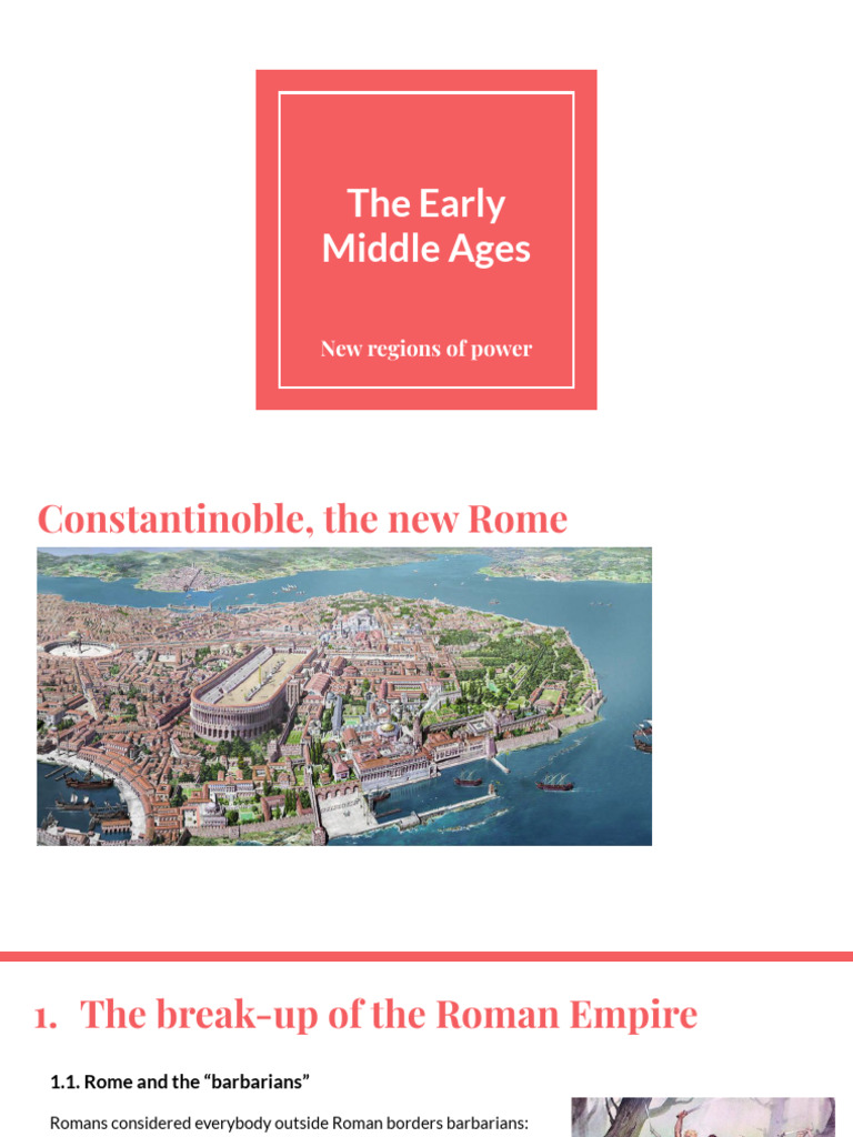 Unit 1. The Early Middle Ages | PDF | Caliphate | Byzantine Empire