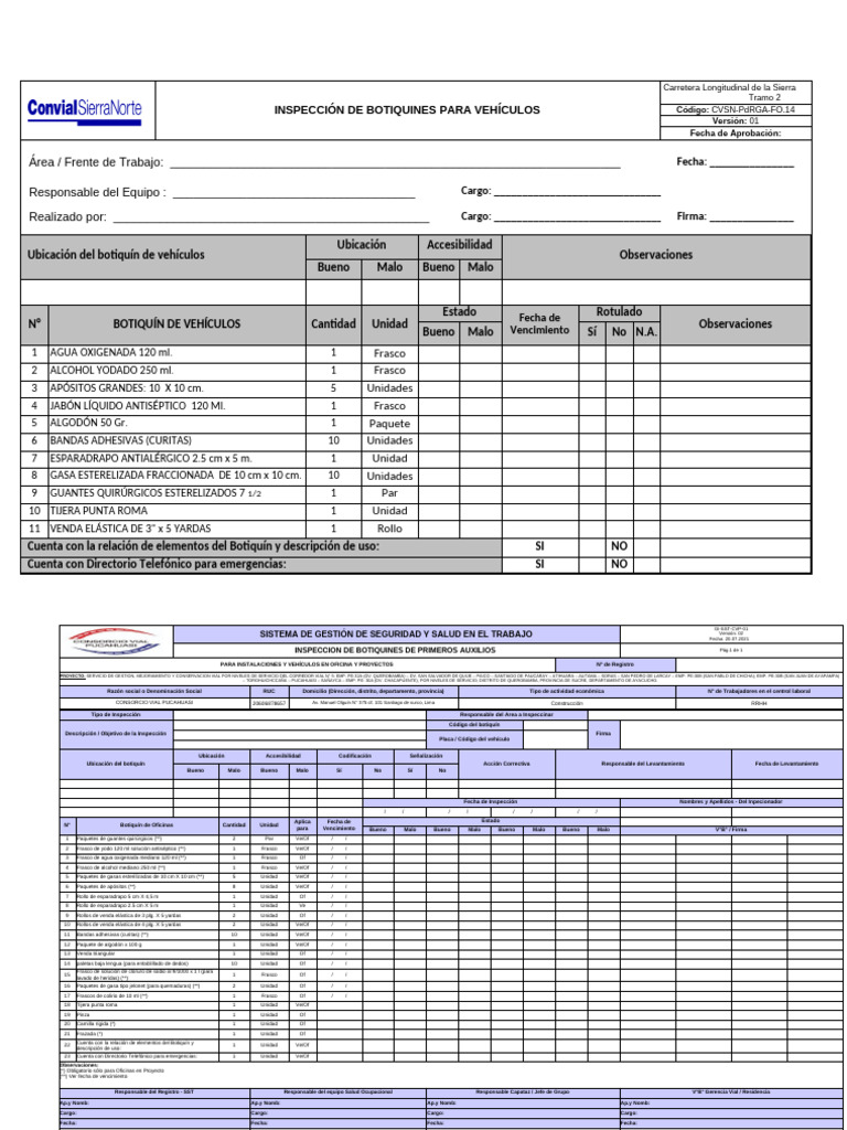 Botiquines de Primeros Auxilios V.02 | PDF | Servicios médicos de ...