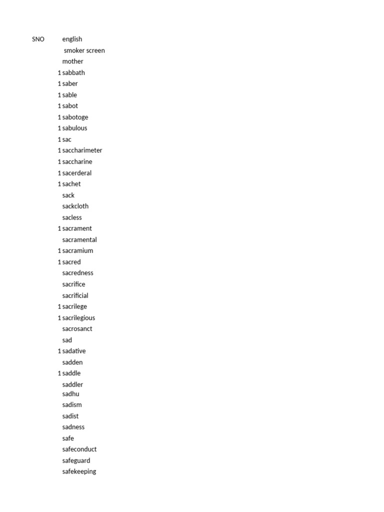 Ss Lifco Dictionary | PDF