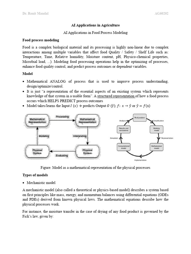 AI Applications in Food Process Modeling | PDF | Machine Learning ...