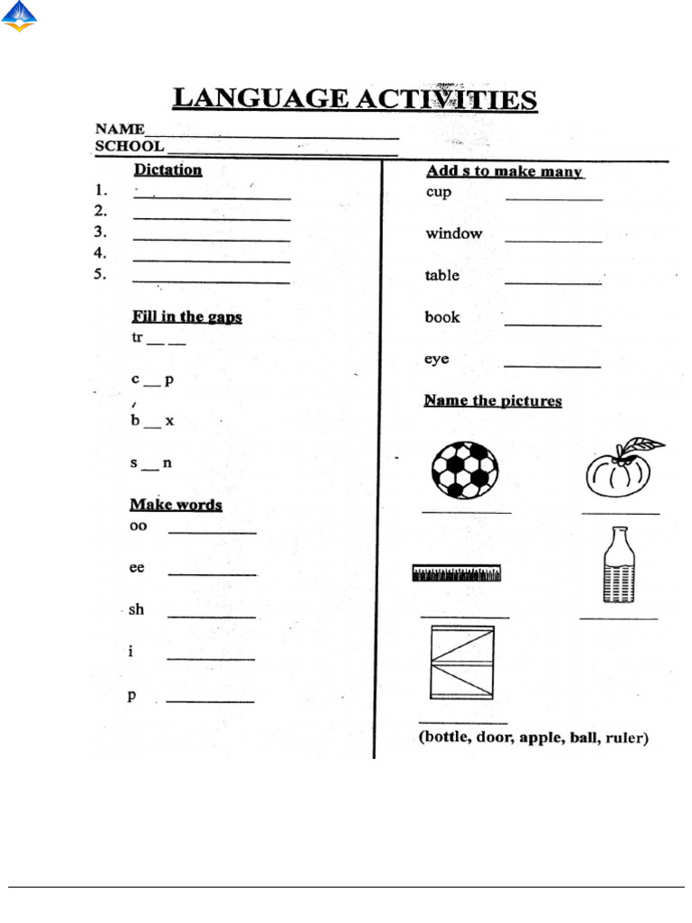 Language Activities Pp2 | PDF