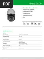 Datasheet - VIP 5460 LPR IA - Site | PDF | Câmera | Protocolo de ...