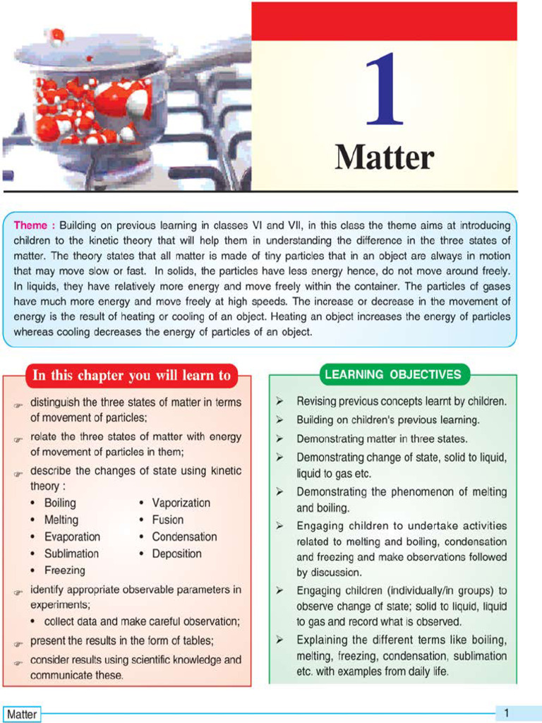 CH - 1 Matter | PDF
