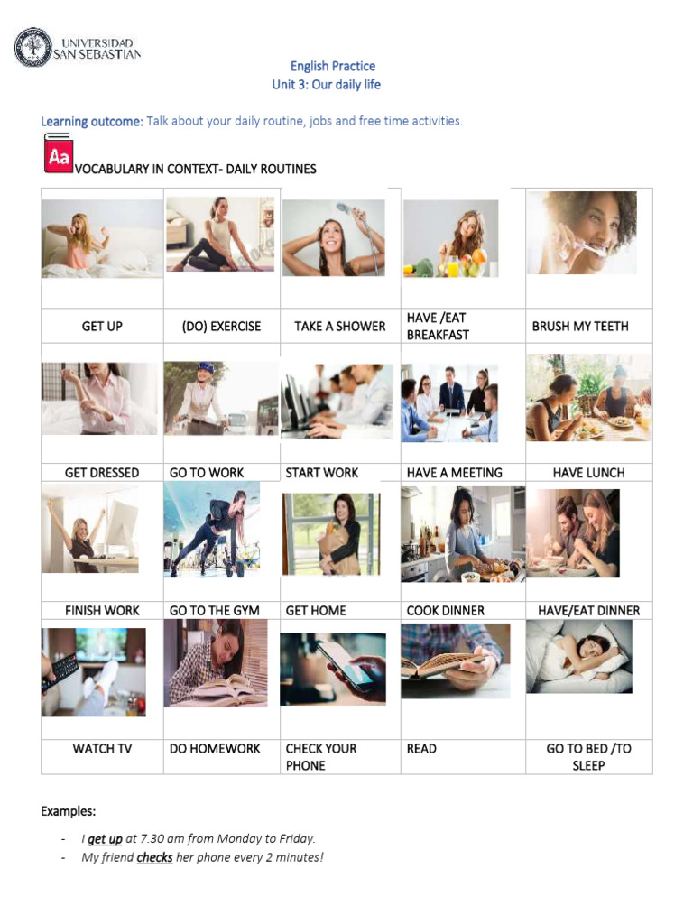 Daily Life English Practice Guide | PDF | Linguistics