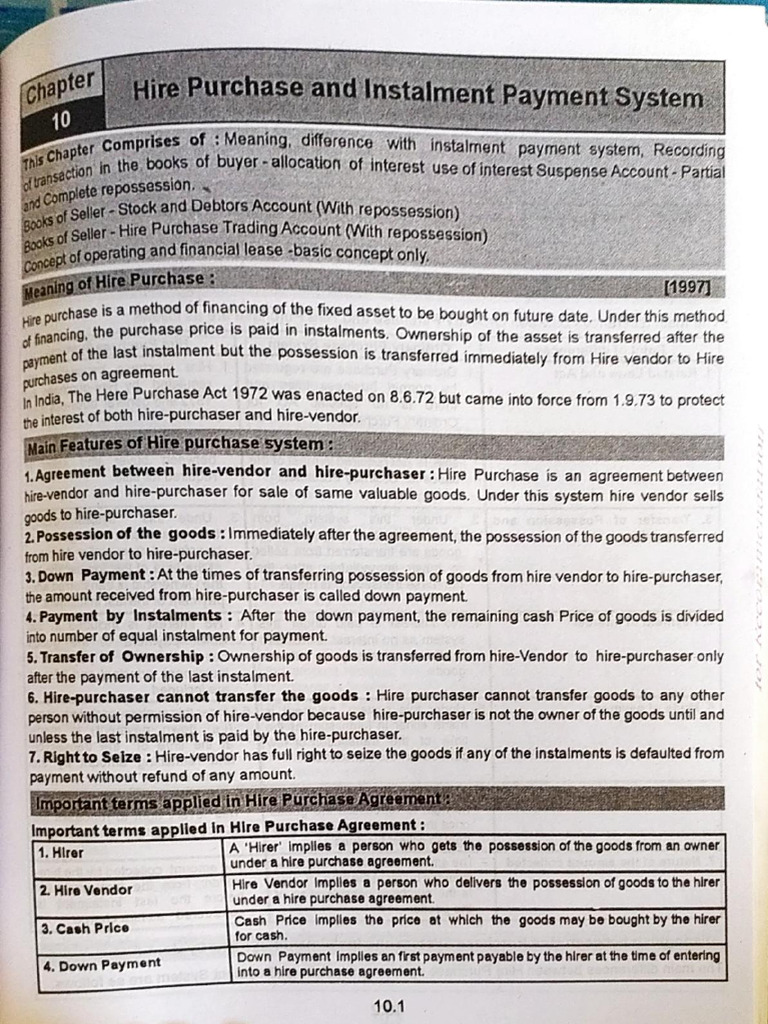 Hire Purchase | PDF