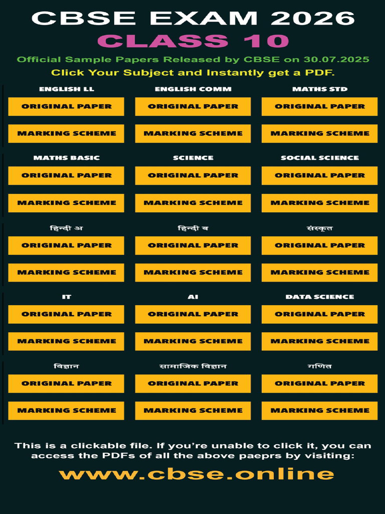 Class 10 Gen Z Sample Paper Guide | PDF