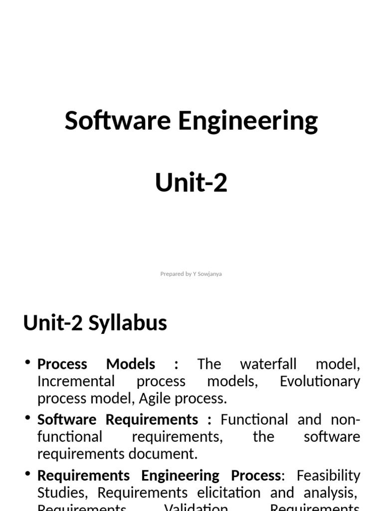 Software Engineering Process Models Overview | PDF | Agile Software ...