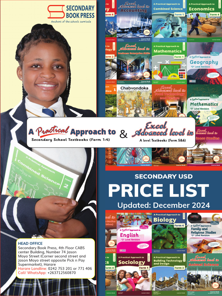 SBP Secondary Price List - December 2024 (Updated) | PDF | Science