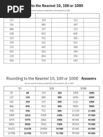 Rounding Numbers to Nearest Values | PDF