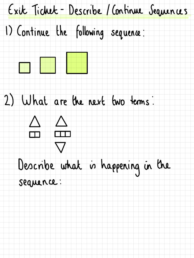 Exit Ticket 1 | PDF