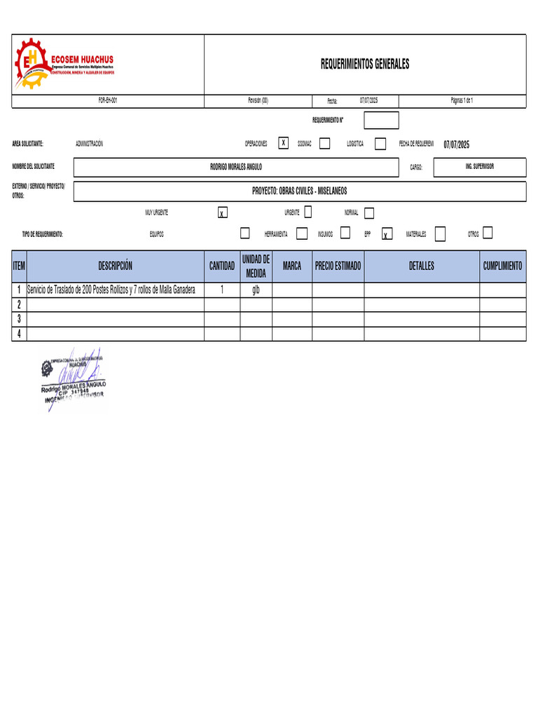 RQ N004 Jul 2025 Rma SC | PDF