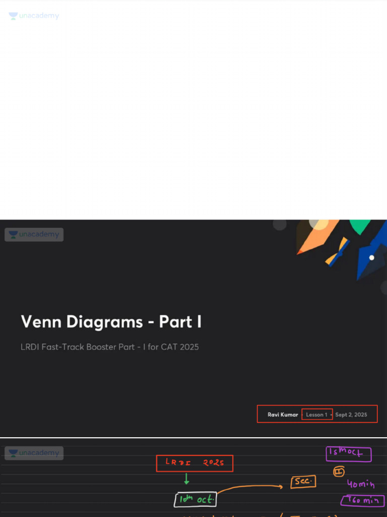 Venn Diagrams Part I With Anno | PDF