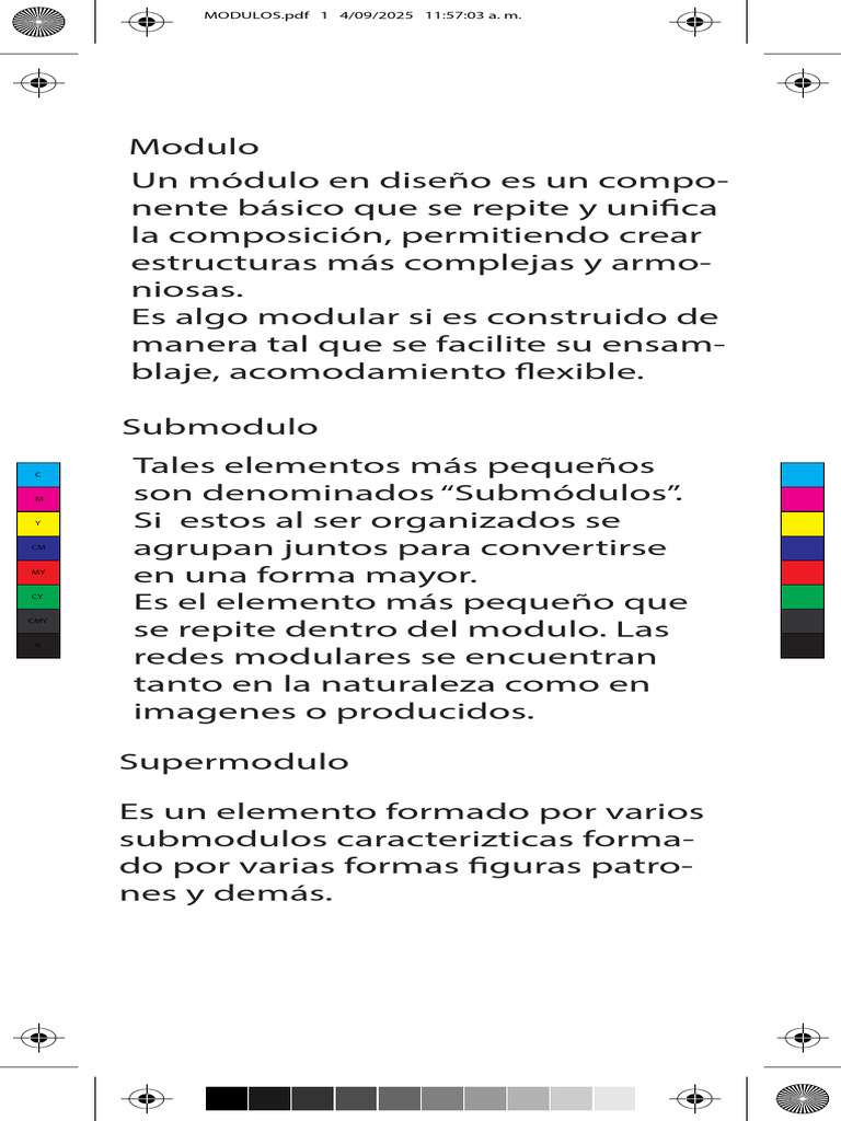 Módulos, Submódulos y Supermódulos | PDF