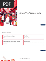 Amul A Taste of India Branding Case Study | PDF | Brand