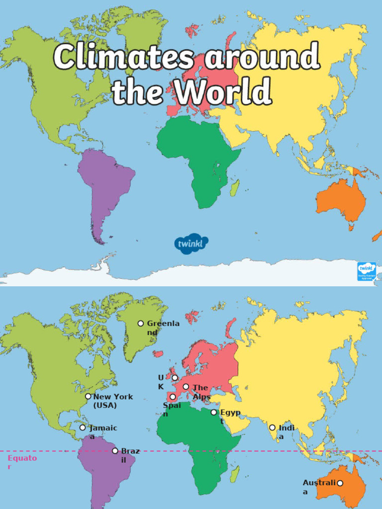 T T 5210 Climates Around The World Powerpoint Ver 6 | PDF | Rain ...