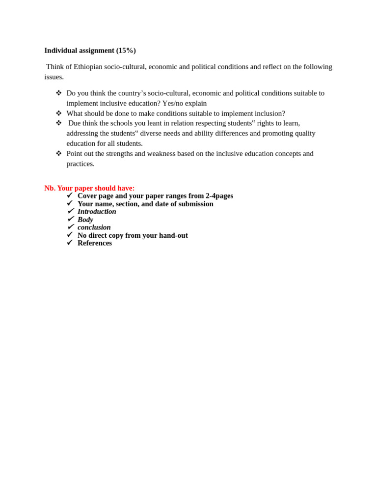 Individual Asigment | PDF