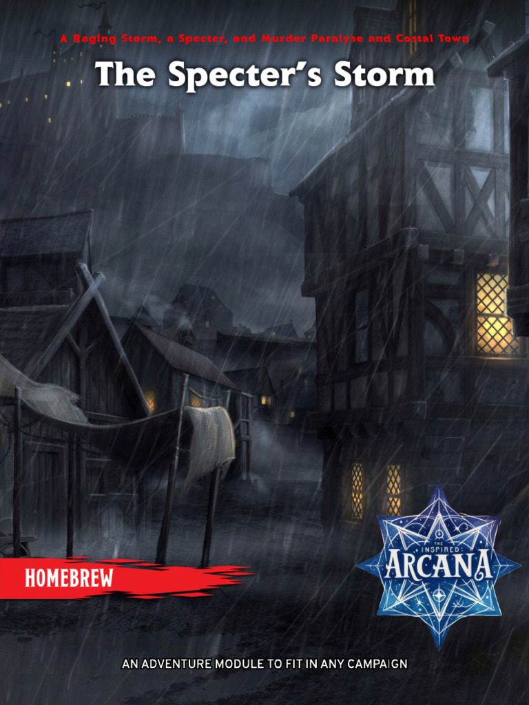 Adventure - The Spectre's Storm | PDF