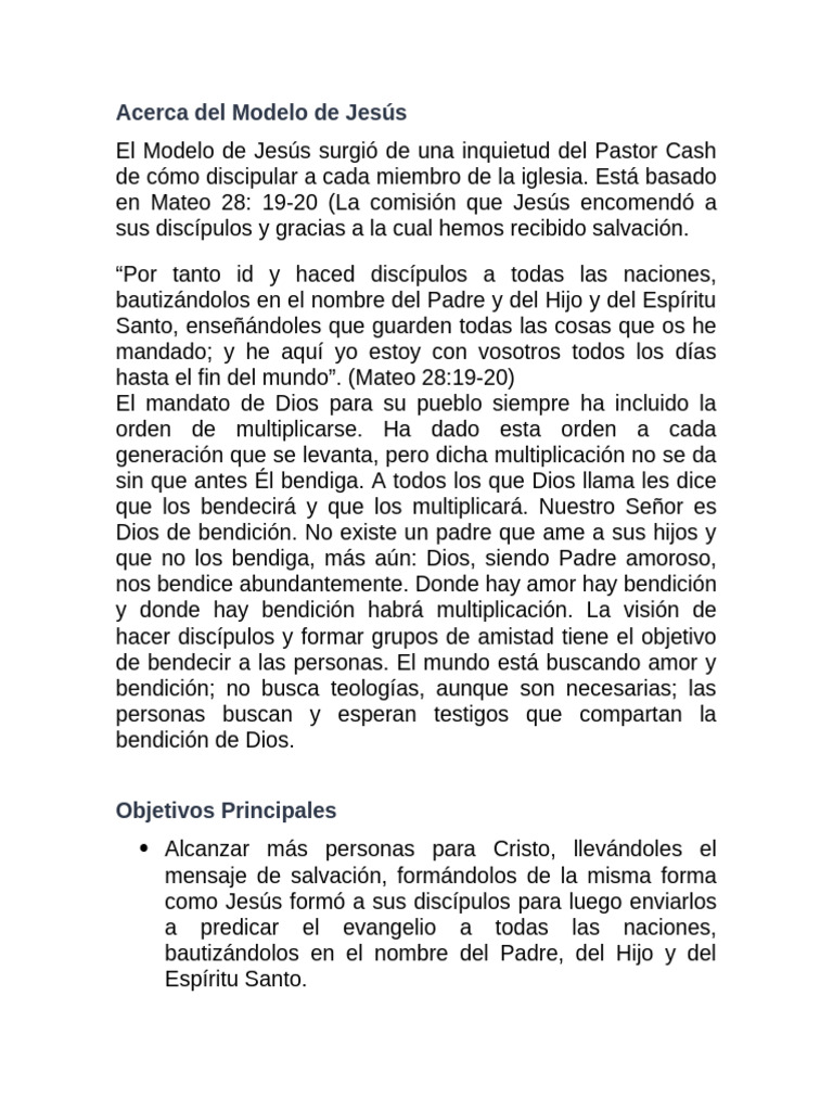 Modelo Se Jesus | PDF