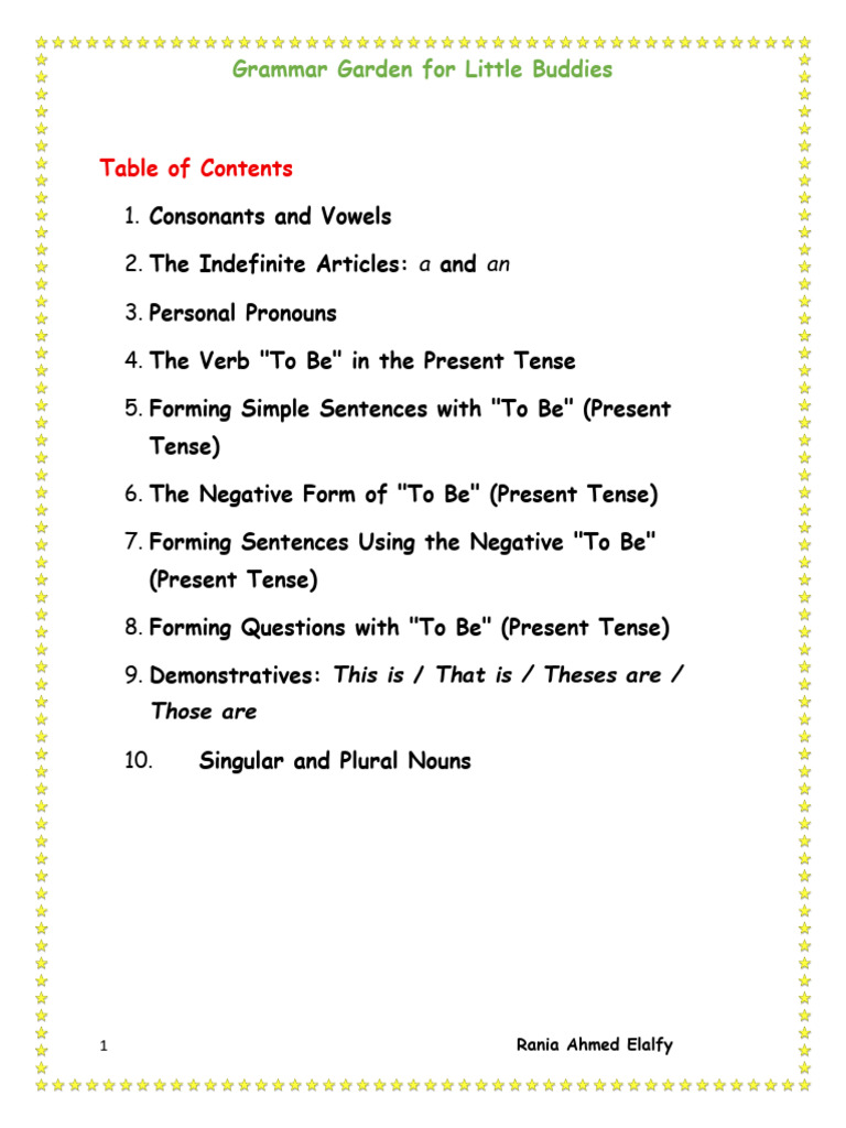 Grammar Garden For Little Kids Level 1 1756111096 | PDF | Linguistic Typology | Language Mechanics