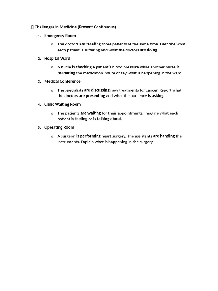 ? Challenges in Medicine | PDF