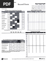 CASAS Test Score Ranges Overview | PDF | Educational Assessment And ...