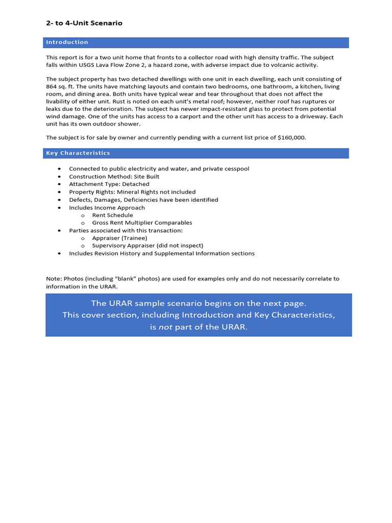 Sample Appraisal Report | PDF | Real Estate Appraisal | Cabinetry