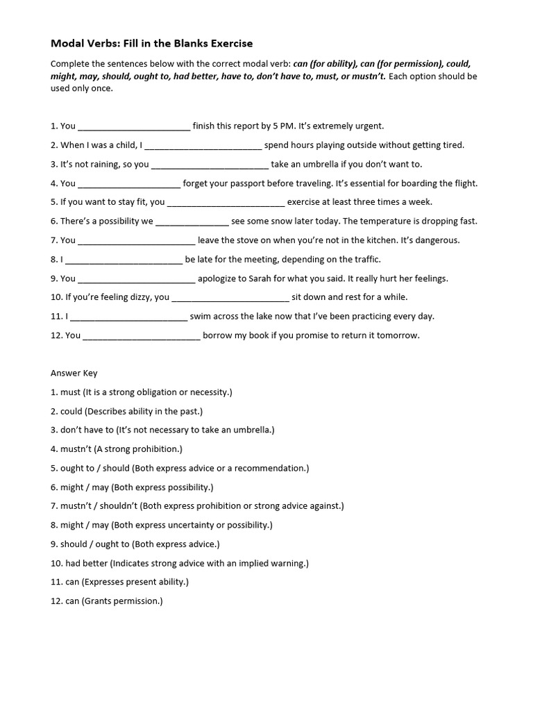 Modal Verbs: Be Allowed To Usage | PDF | Verb | Syntax