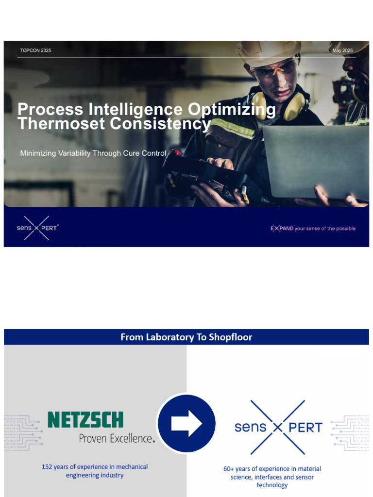 10 NETZSCH Alex Process Intelligence Optimizing Thermoset Consistency TopCon2025 SensXPERT | PDF ...