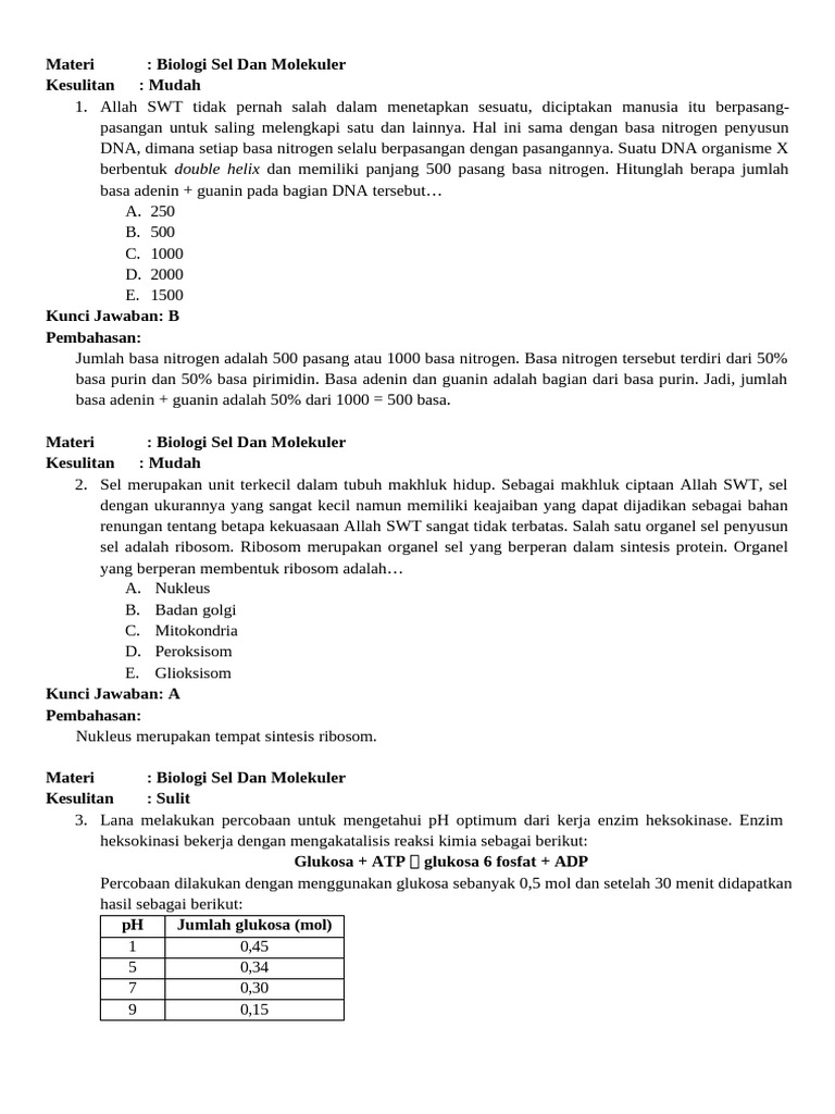 Biologi Sma Ma SMK | PDF