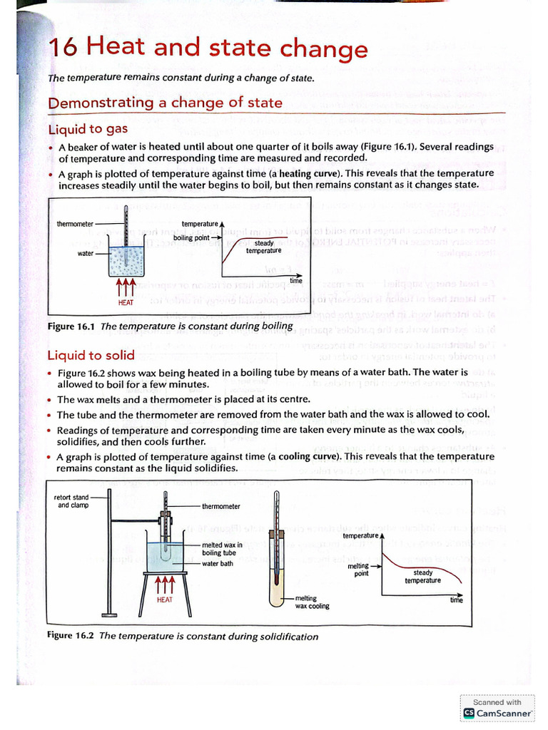 Heat and State Change | PDF